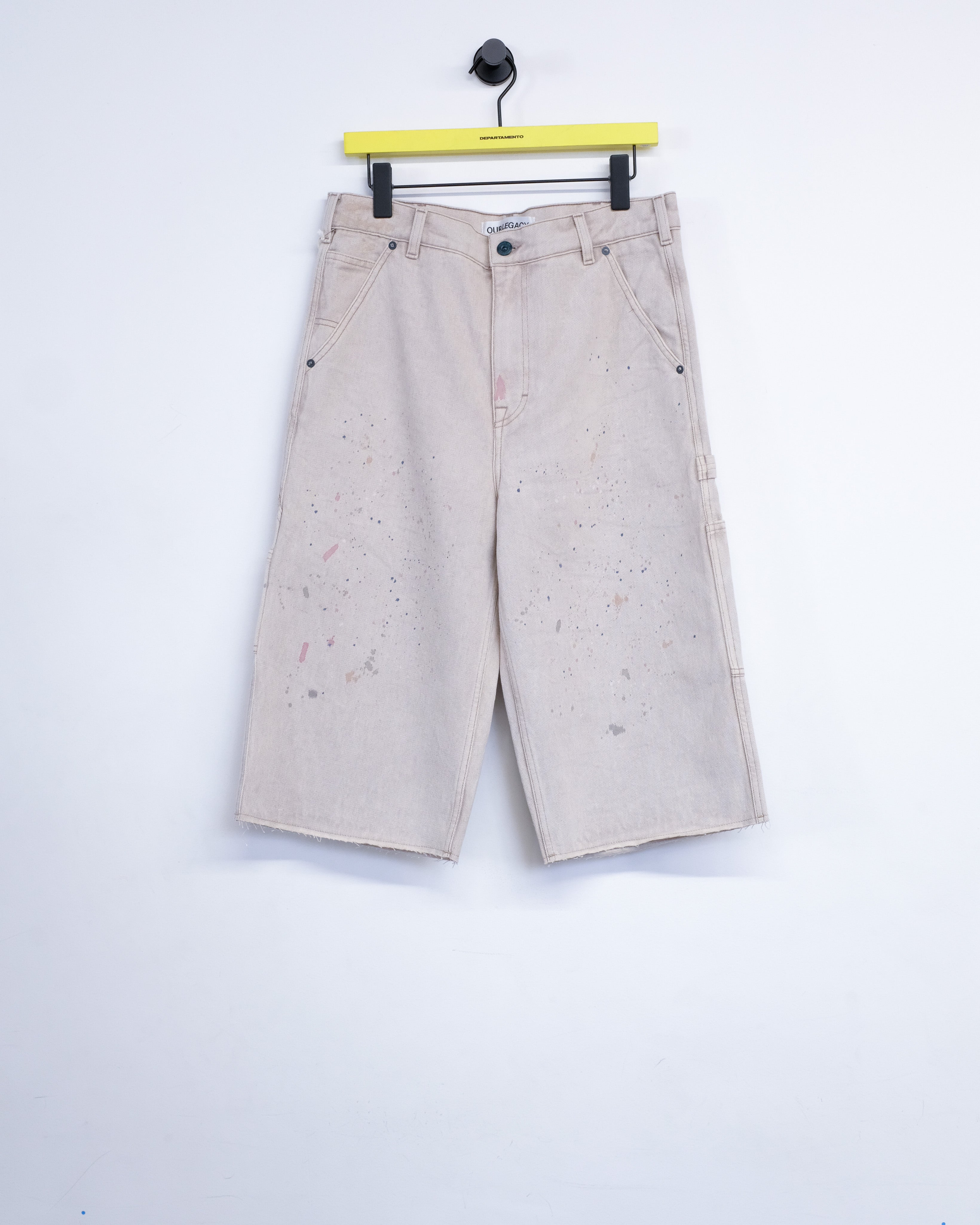 Our Legacy Ghost Attic Splatter Denim Joiner Capri Cut Pants | Garmentory