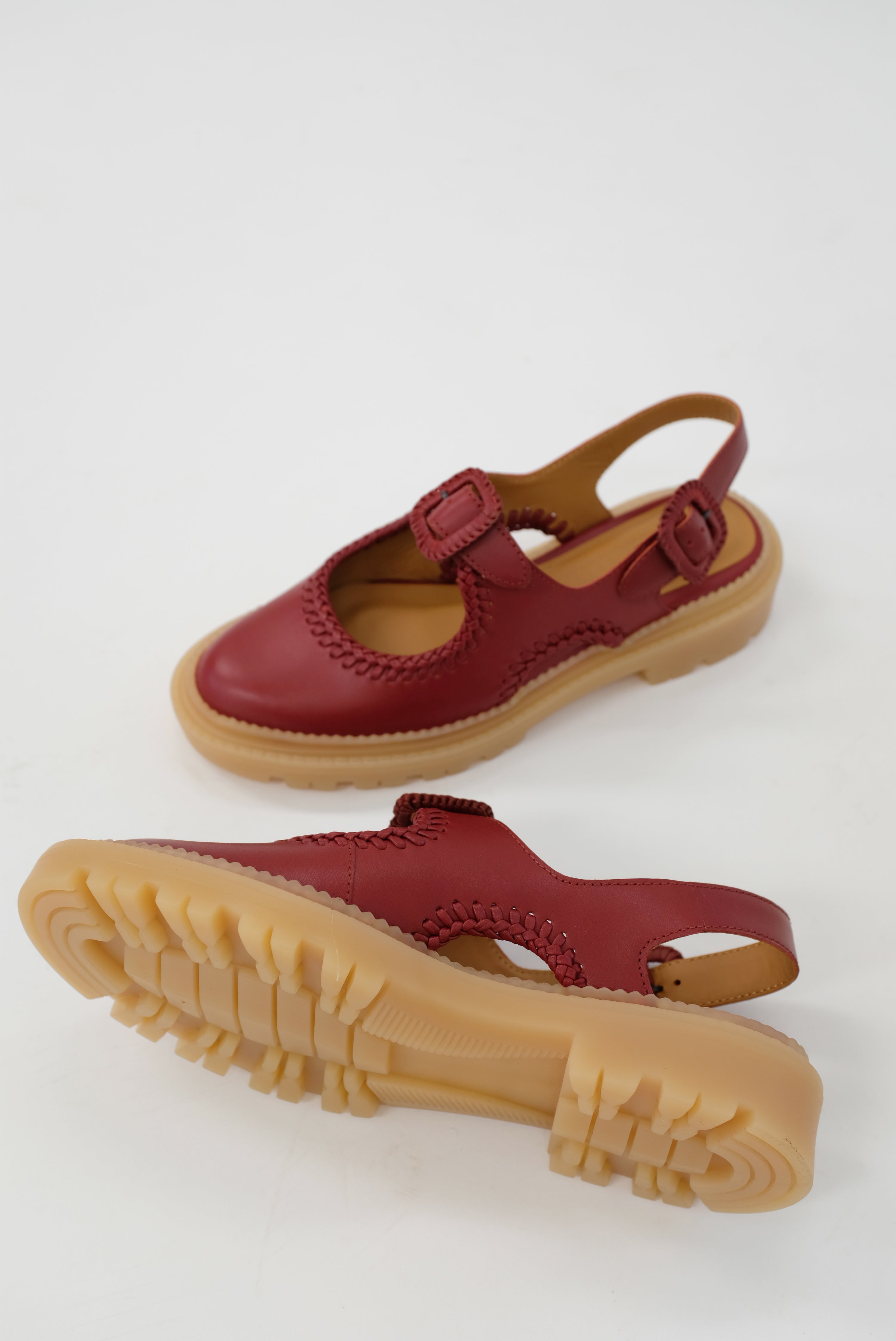 Beklina Mara Maria Sandal - CRANBERRY | Garmentory