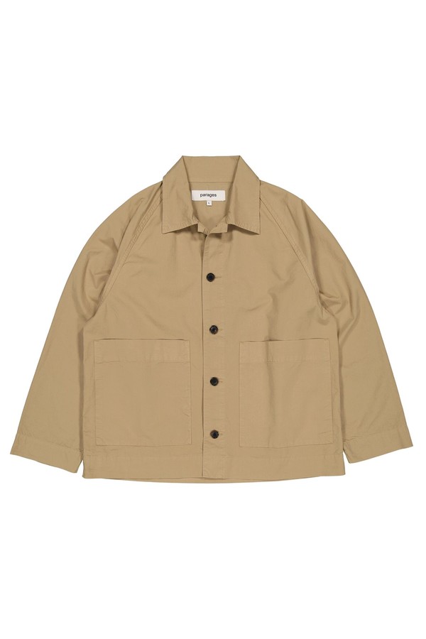 Parages Coach Overshirt - Beige | Garmentory
