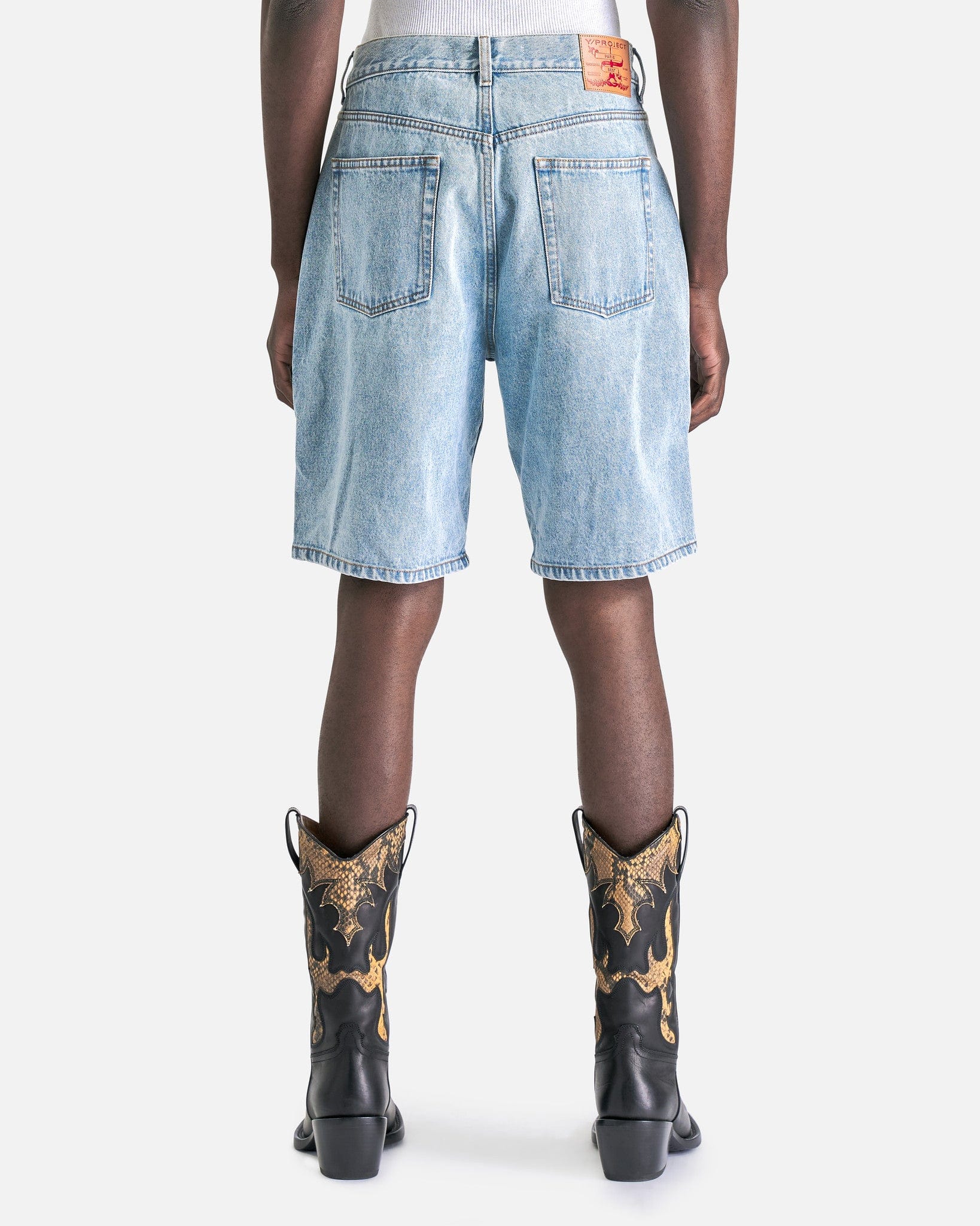 Y/project Evergreen Maxi Cowboy Cuff Jeans - Evergreen Ice Blue ...