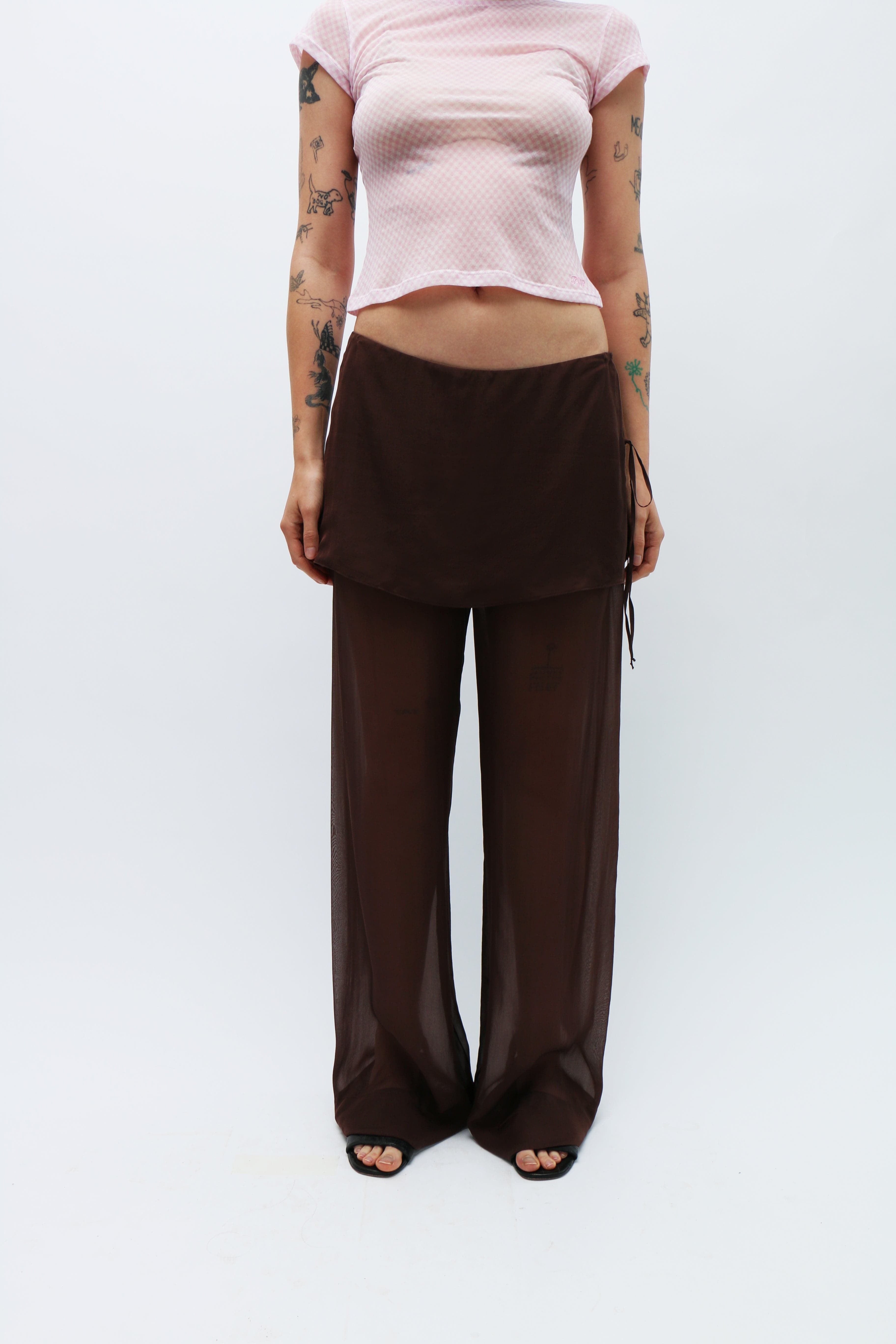 Paloma Wool Silk Archive Pants - Brown | Garmentory