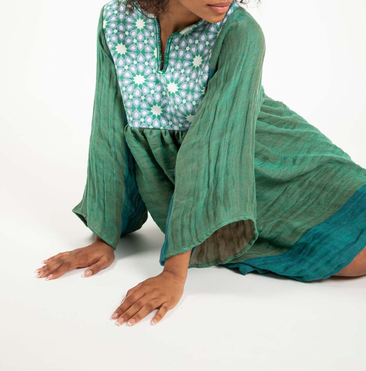 Nina Leuca Festa Dress - Green | Garmentory