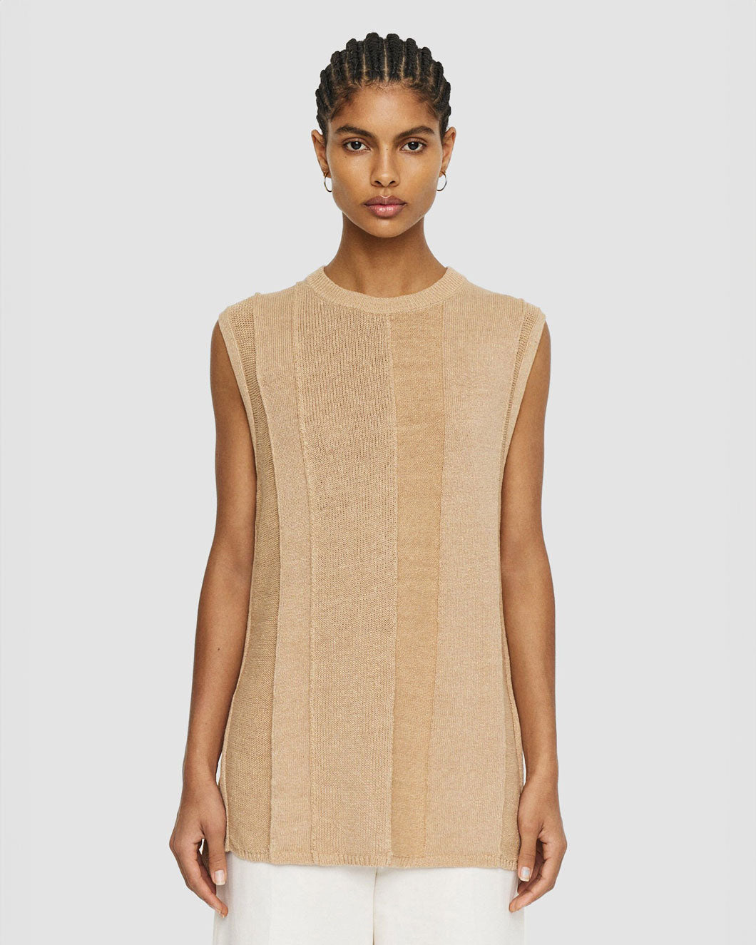 Joseph Linen Blend Tank - Sesame | Garmentory