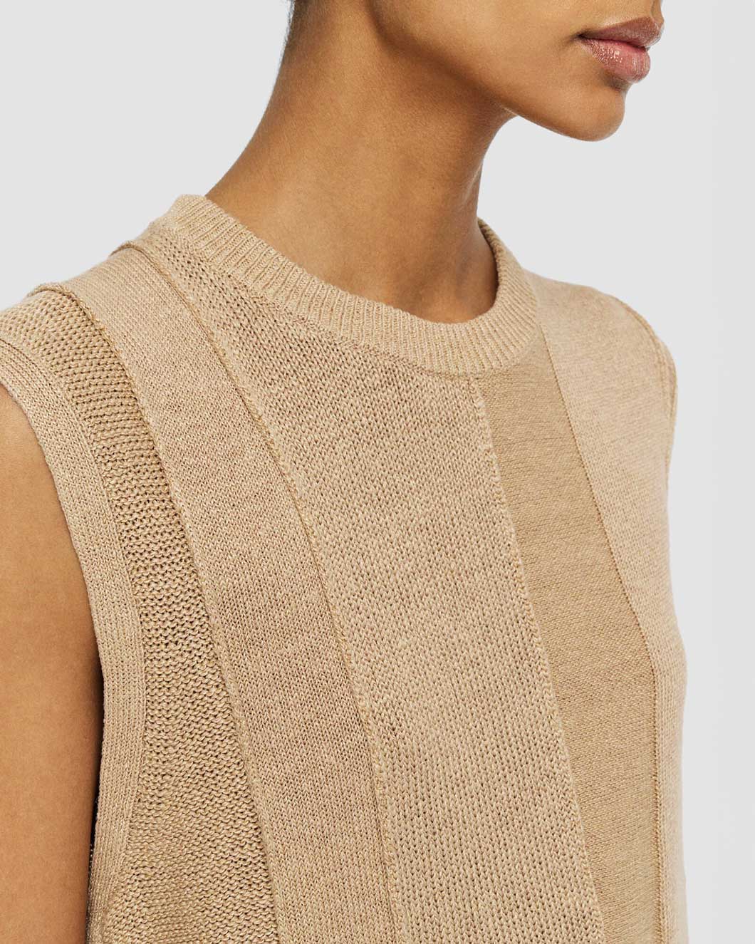 Joseph Linen Blend Tank - Sesame | Garmentory