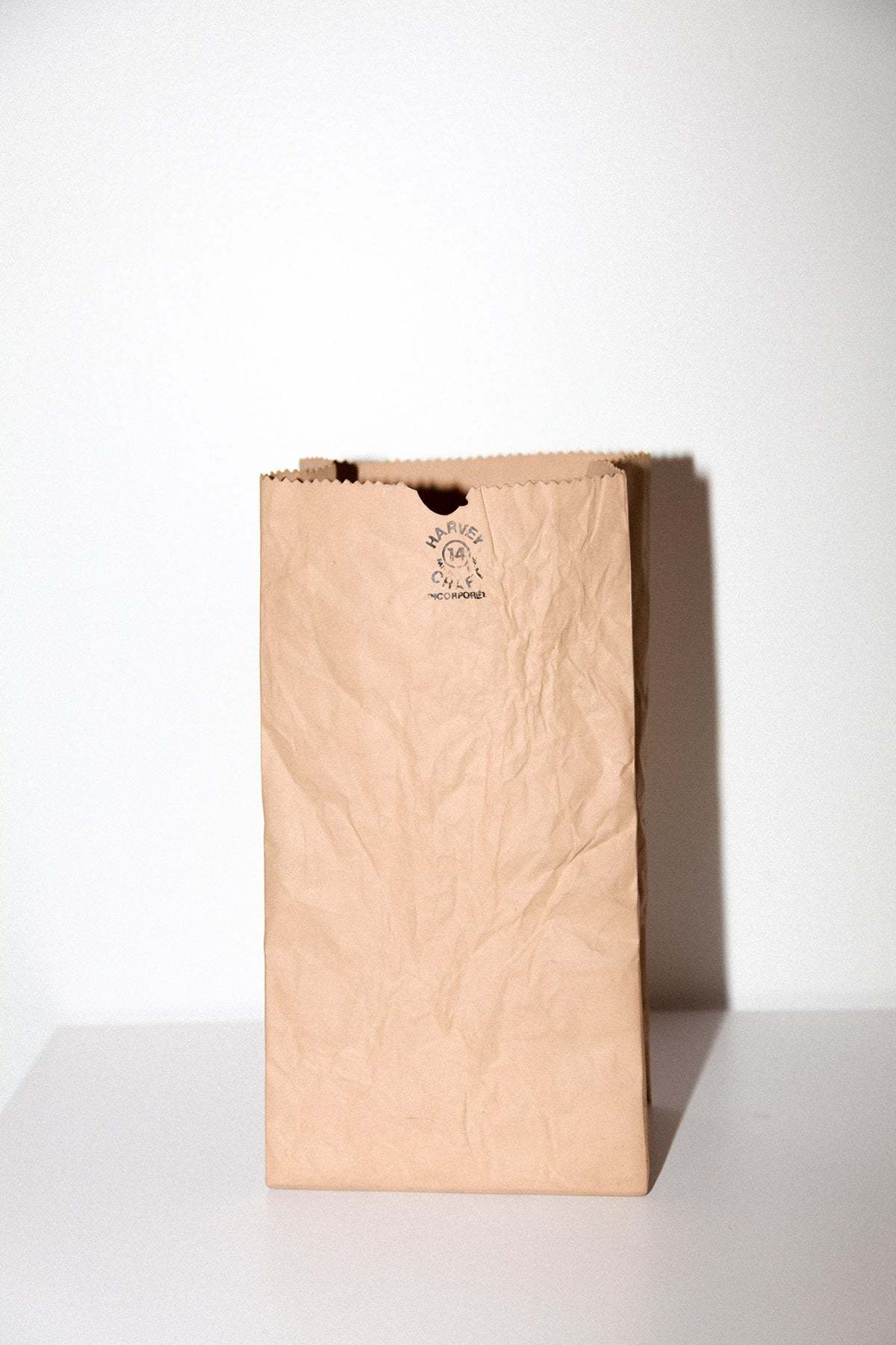 Formas Ceramic "Paper" Bag Vessel by Harvey Craft, 1970s | Garmentory