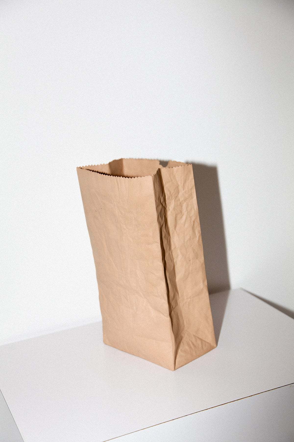 Formas Ceramic "Paper" Bag Vessel by Harvey Craft, 1970s | Garmentory