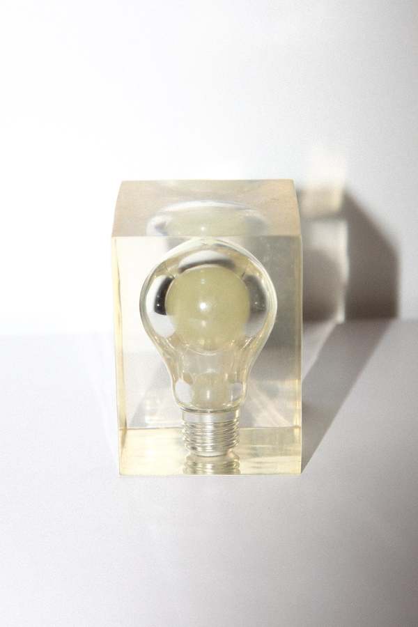 Formas Glow In The Dark Light Bulb by Pierre Giraudon - Lucite | Garmentory