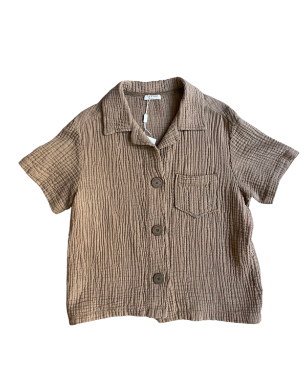 Ling May Cotton Gauze Shirt - Cedar | Garmentory