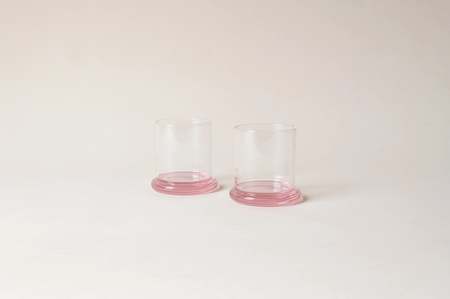 Sophie Lou Jacobsen Bilboquet Carafe - Pink/Black | Garmentory