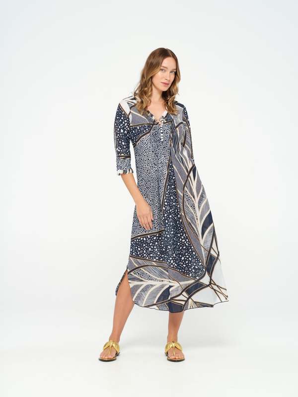 OneSeason Long Poppy Dress - White Coast | Garmentory