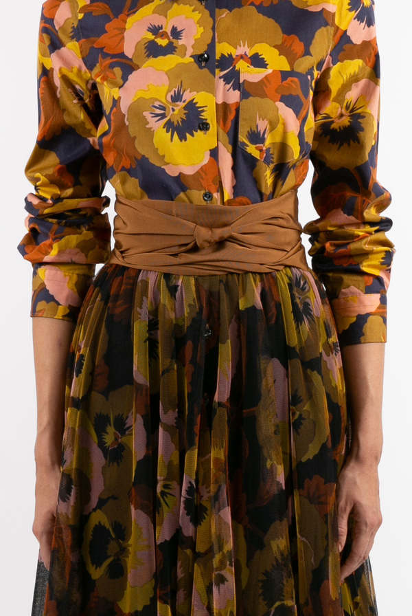 Sara Roka Ribbon Belt - Tobacco | Garmentory