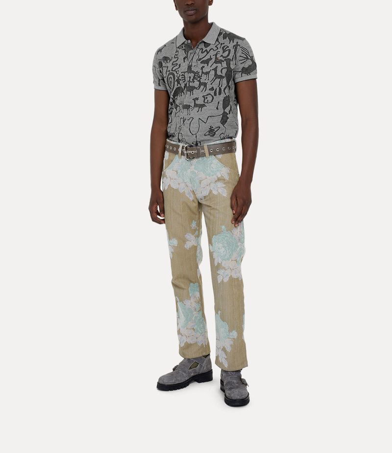 Vivienne Westwood Ranch Jeans - Rose Print | Garmentory