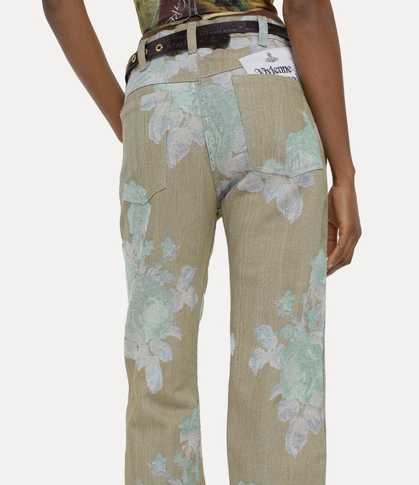 Vivienne Westwood Ranch Jeans - Rose Print | Garmentory