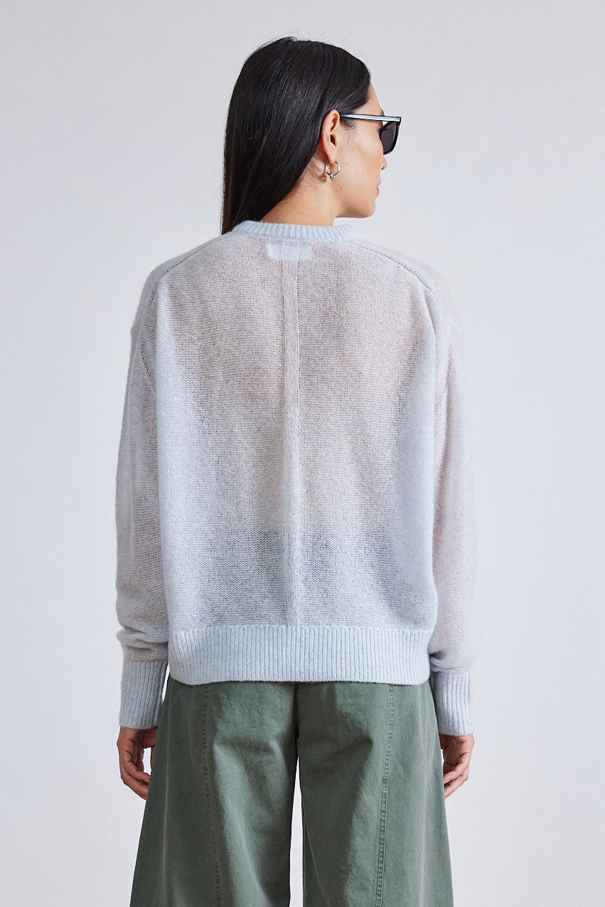Apiece Apart Tissue Weight Sweater - Sky Blue | Garmentory
