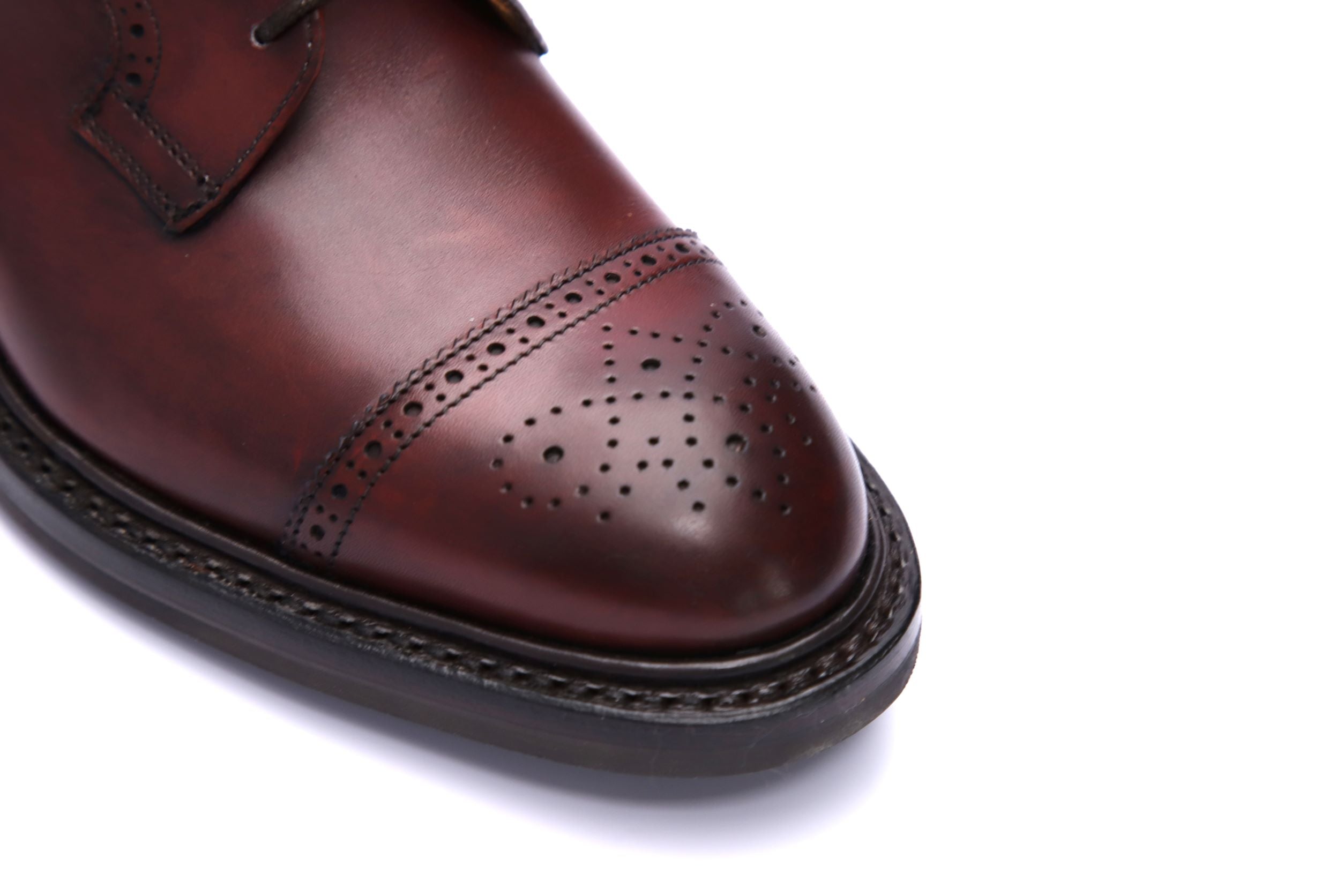 Macian Sophie Derby Shoes - Burgundy | Garmentory