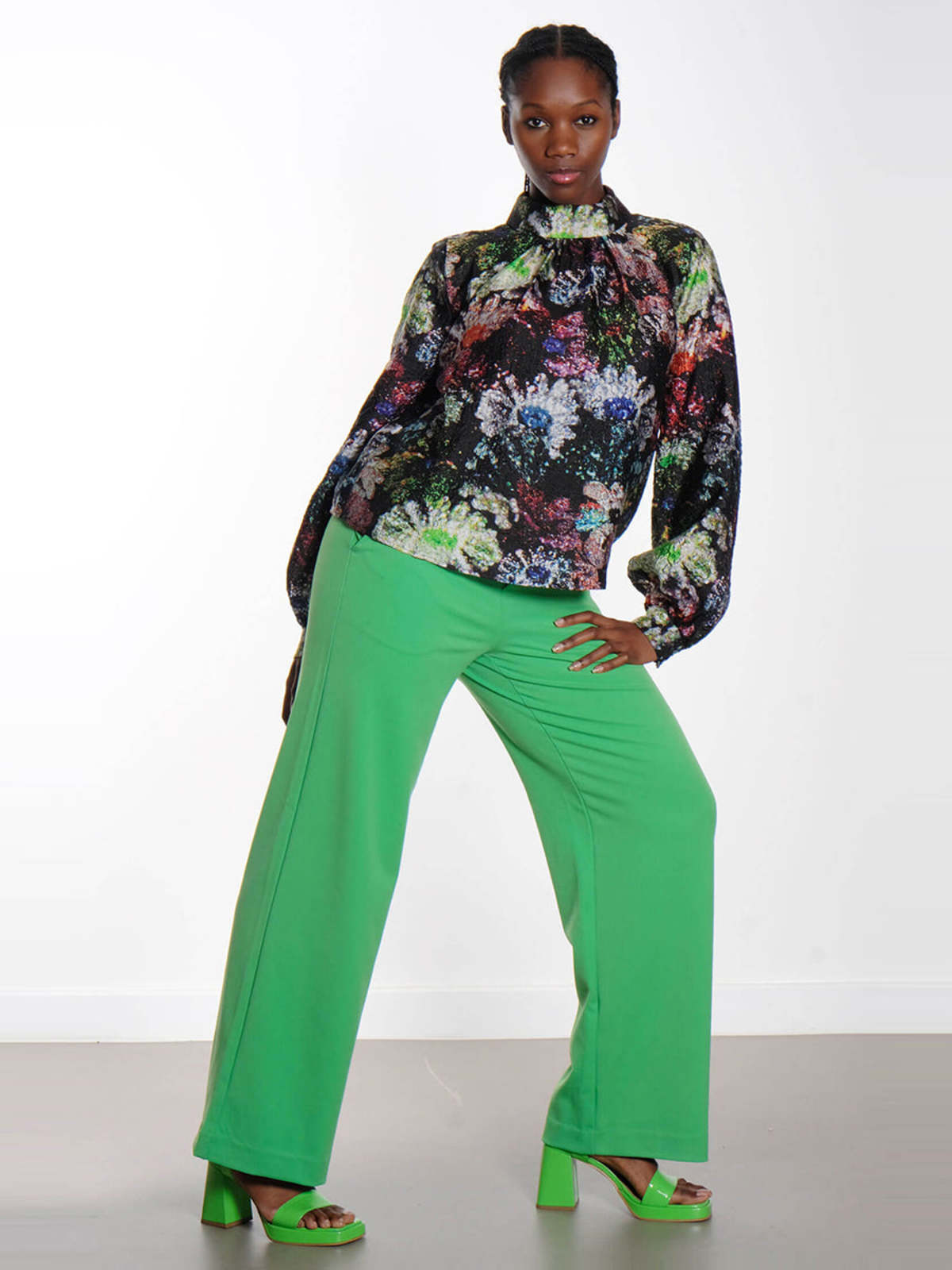 Stine Goya Ashley Blouse - Glitter Bloom | Garmentory