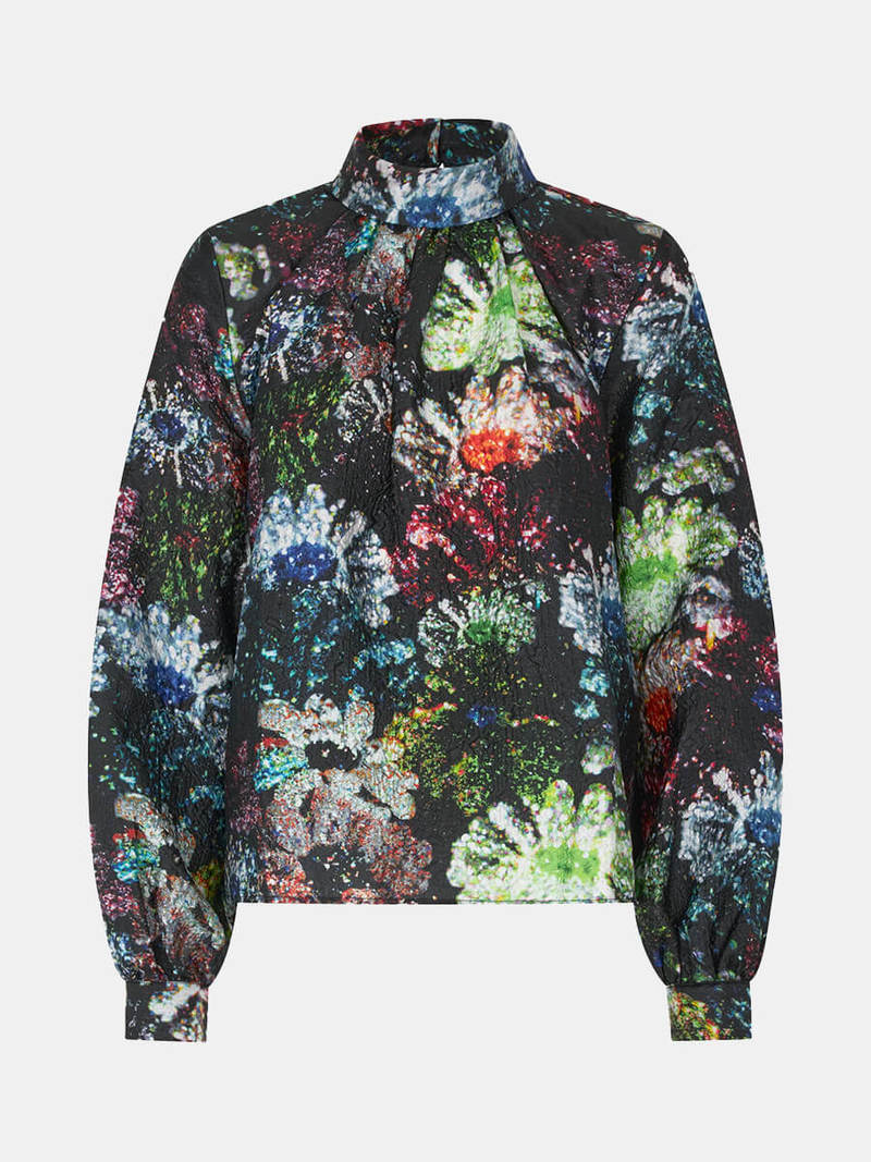 Stine Goya Ashley Blouse - Glitter Bloom | Garmentory