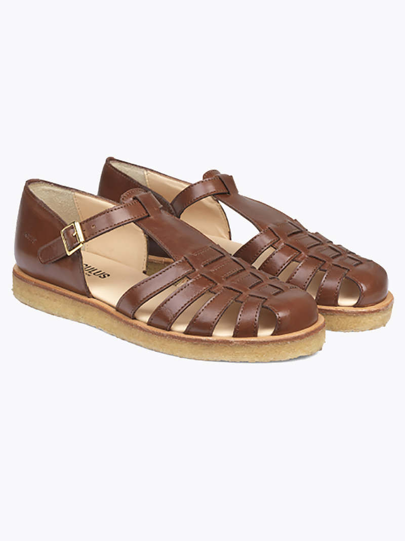 angulus Buckle Sandals - Brown | Garmentory