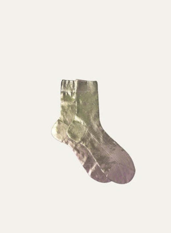 Maria La Rosa Cangiante Ribbed Sock | Garmentory