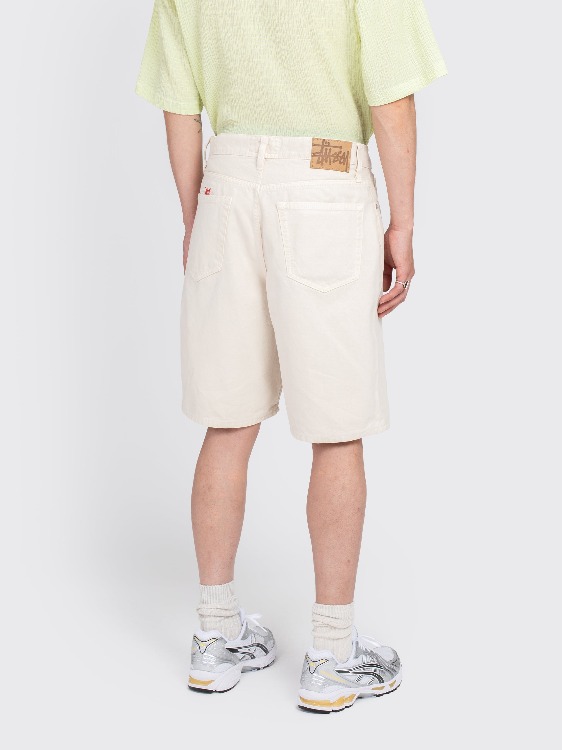 Stussy Big Ol Washed Canvas Shorts - Vintage Natural | Garmentory