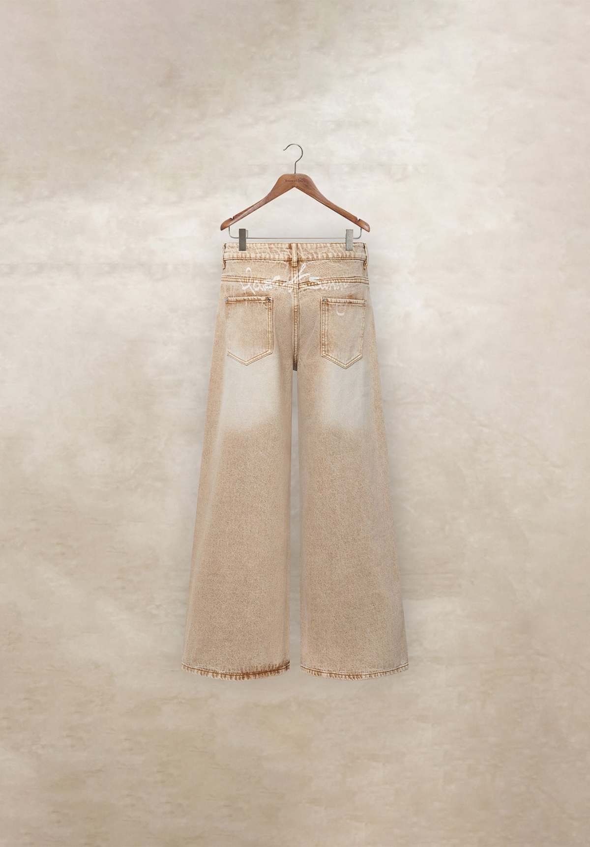 House of Sunny Sandblast Wide Leg Denim | Garmentory