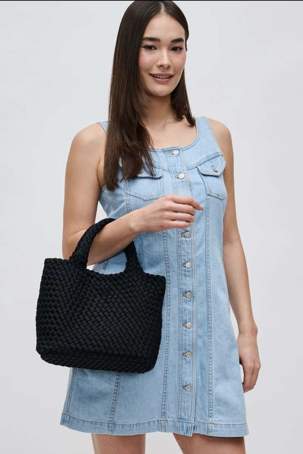 Sol & Selene The Sky's The Limit Small Tote - Black | Garmentory