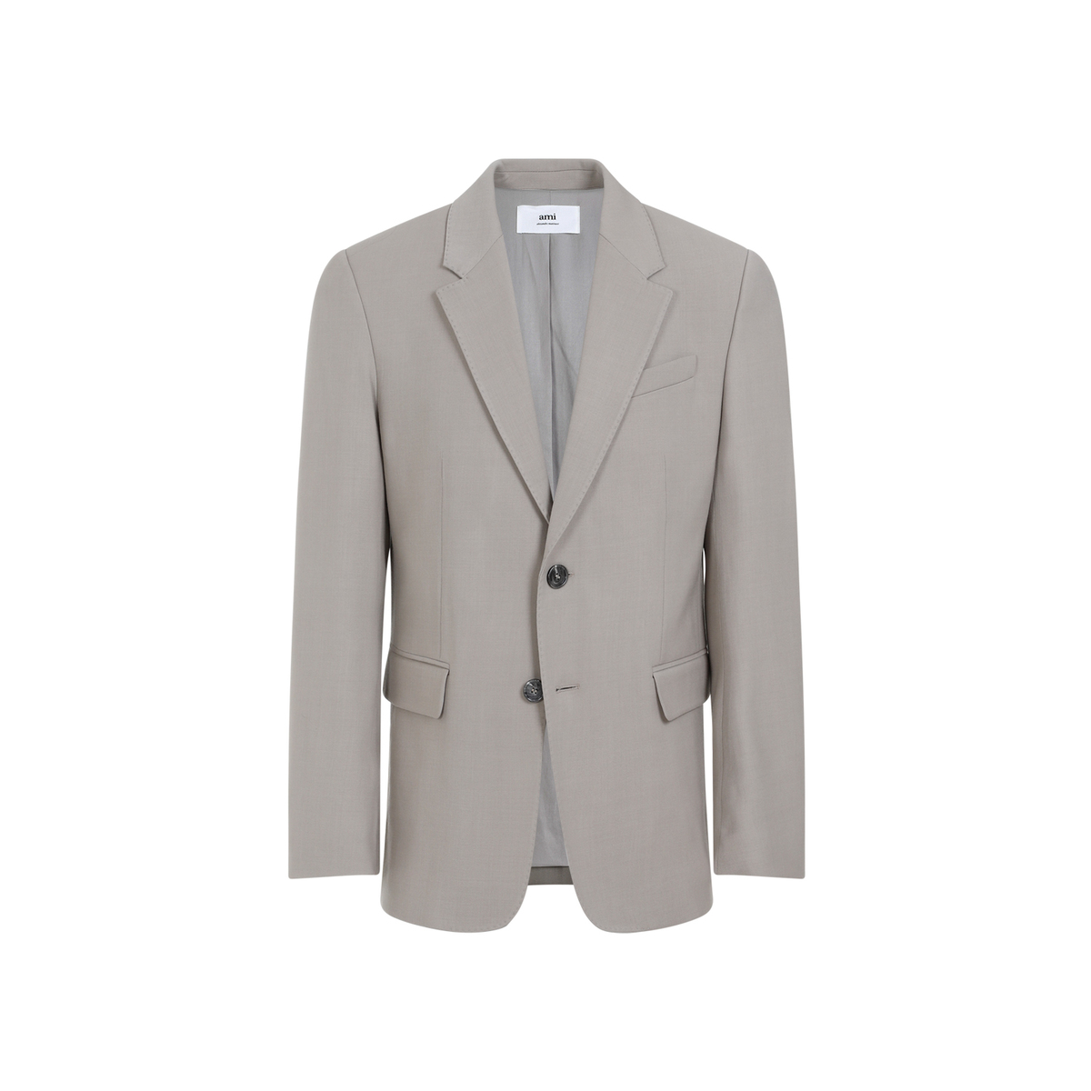 Ami Two Buttons Jacket - Light Taupe | Garmentory