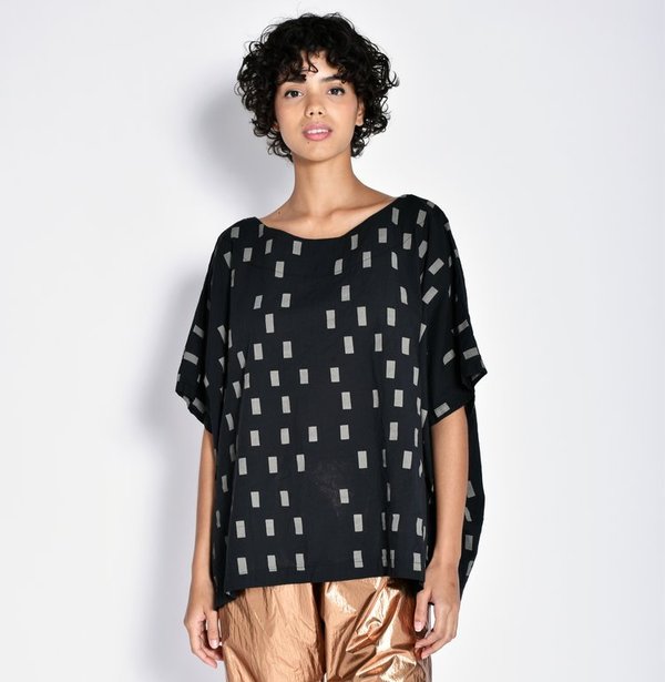 Uzi NYC Box Top - Black Disko | Garmentory