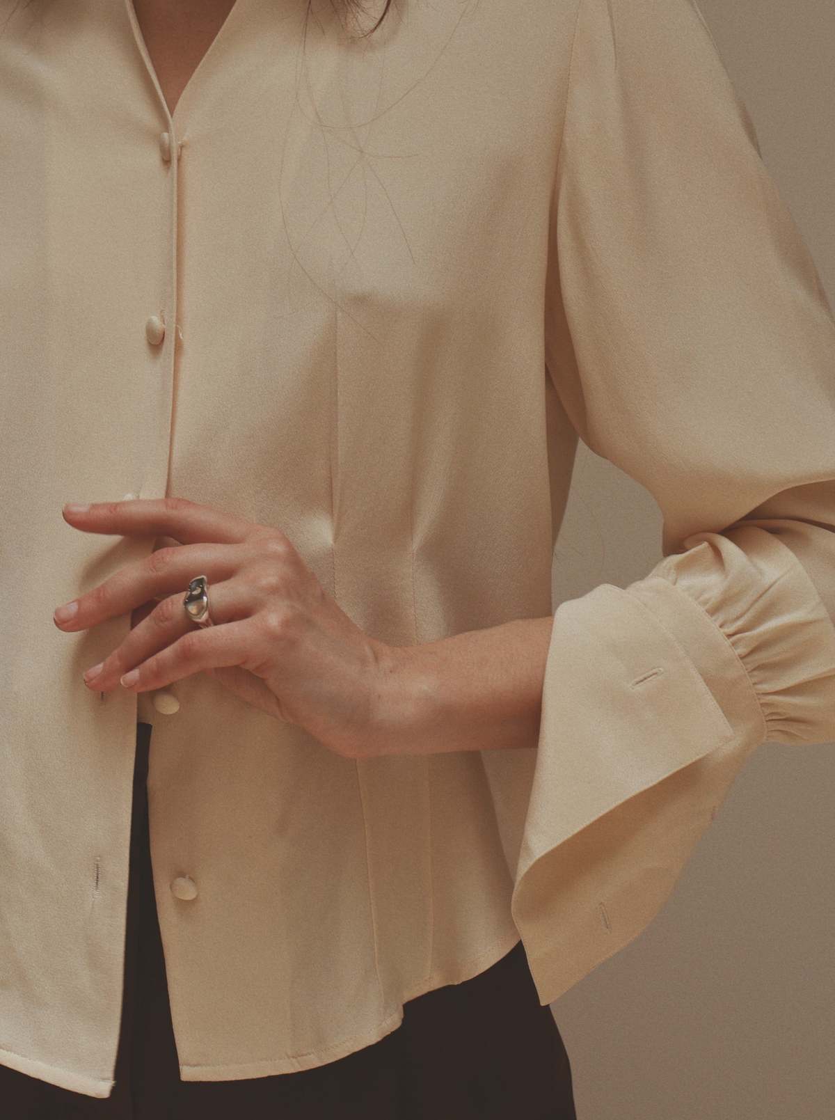 Nina Gordon Palazzo Ring - Silver | Garmentory