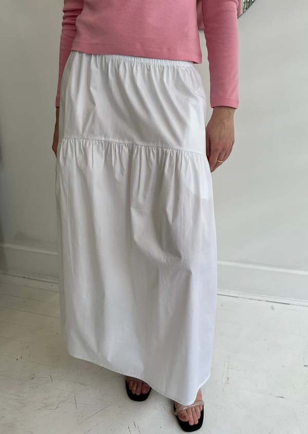 A Bronze Age Field Skirt - White | Garmentory