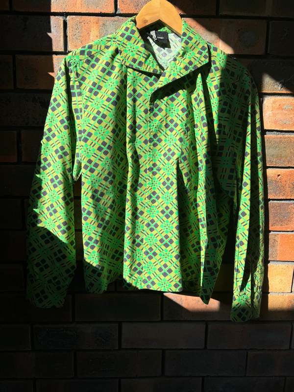 Rachel Comey PATTERN SHIRT - Green | Garmentory
