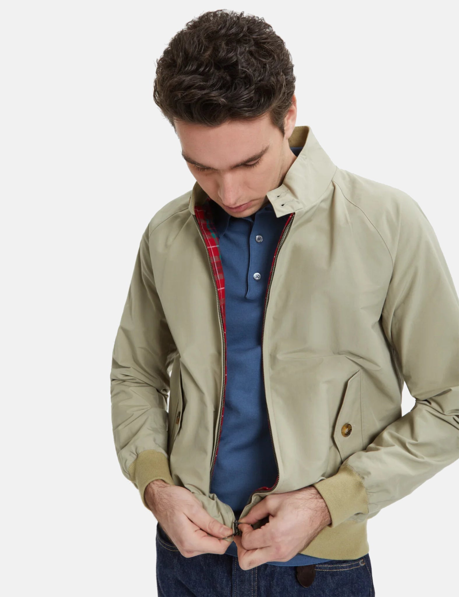 Baracuta G9 Harrington Jacket - Natural | Garmentory