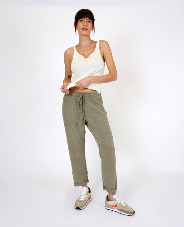 Ragabond Boyfriend Pant - Olive | Garmentory