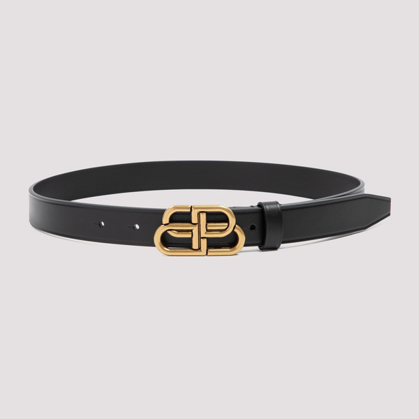 Balenciaga BB Thin Belt - Black | Garmentory