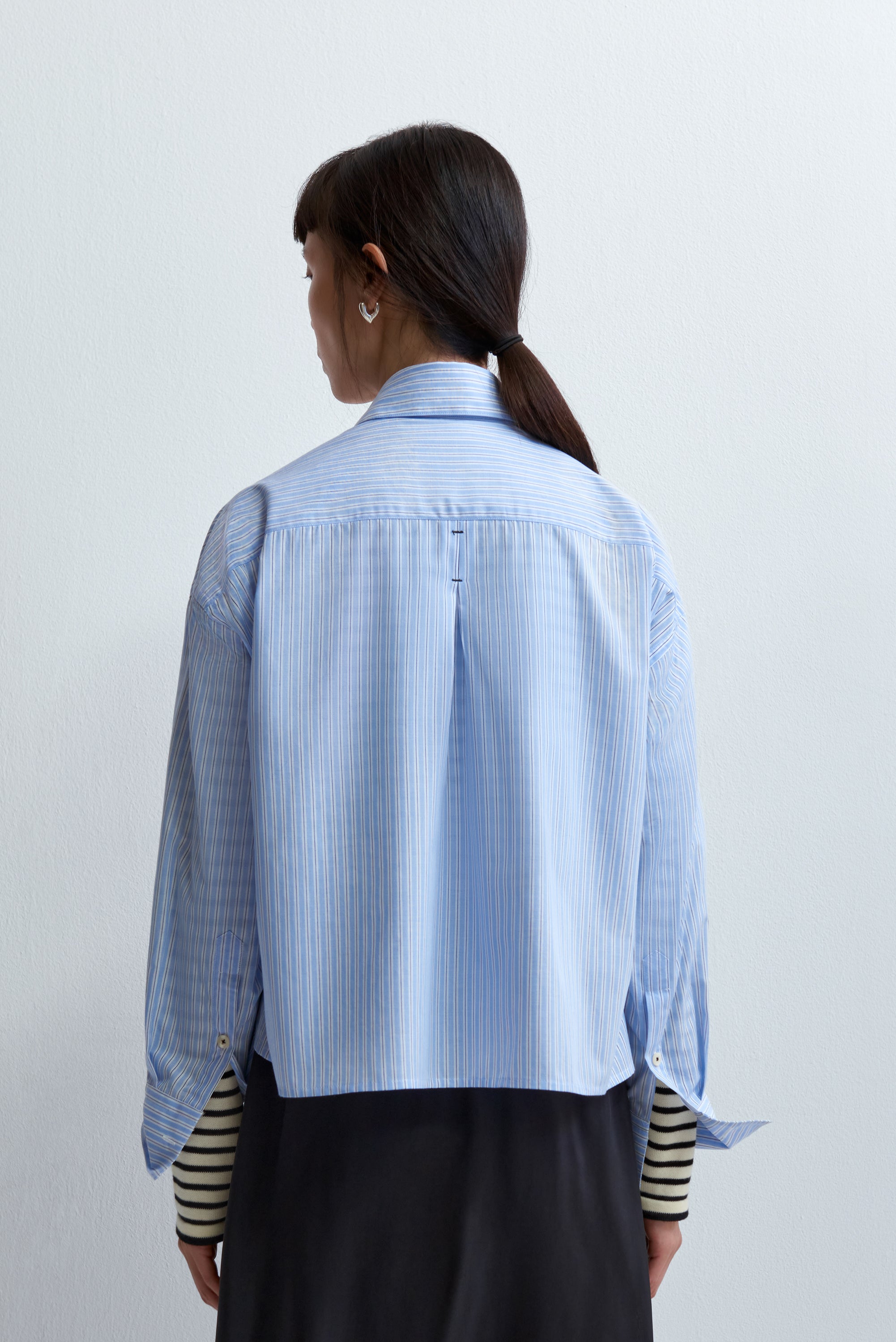 CORDERA CLASSIC BLOUSE - BLUE | Garmentory