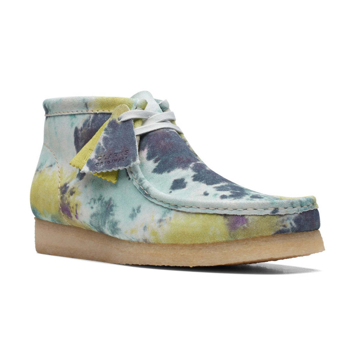 Clarks Wallabee Boot - Turquoise Tie Dye | Garmentory