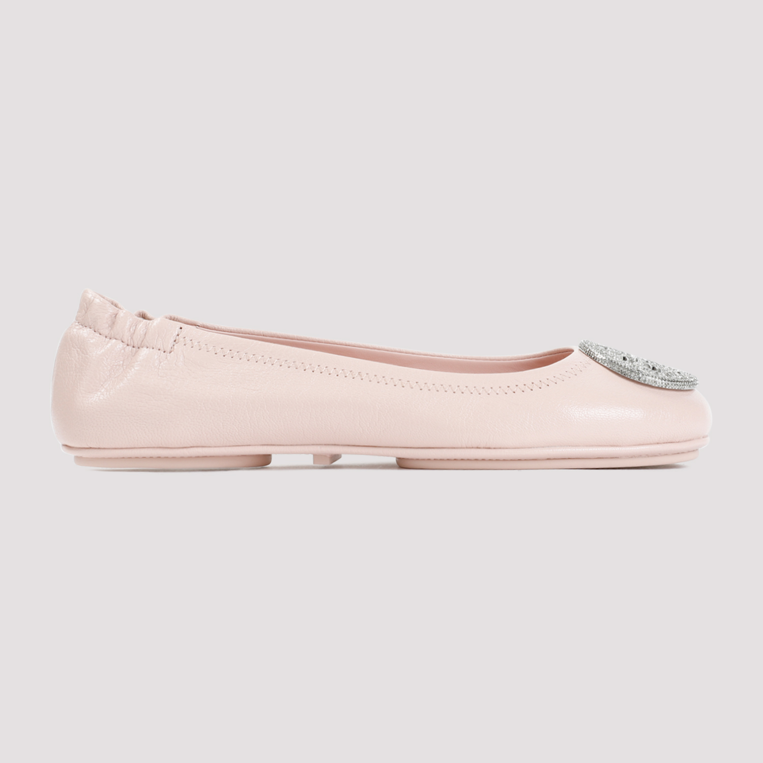 Tory Burch Minnie Pave Ballerina - Shell Pink | Garmentory