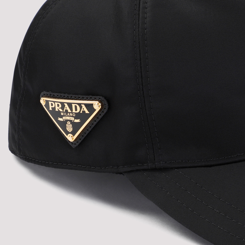 Prada Re Nylon Baseball Cap - Black | Garmentory