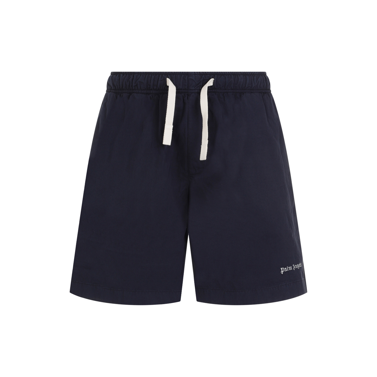 Palm Angels Pal Angels Classic Logo Bermuda - Navy Blue | Garmentory