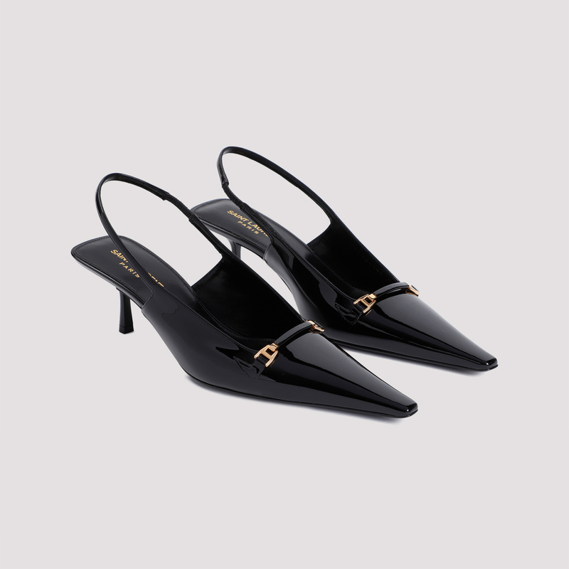Saint Laurent Hermione 55 Tonic Pumps - Nero | Garmentory