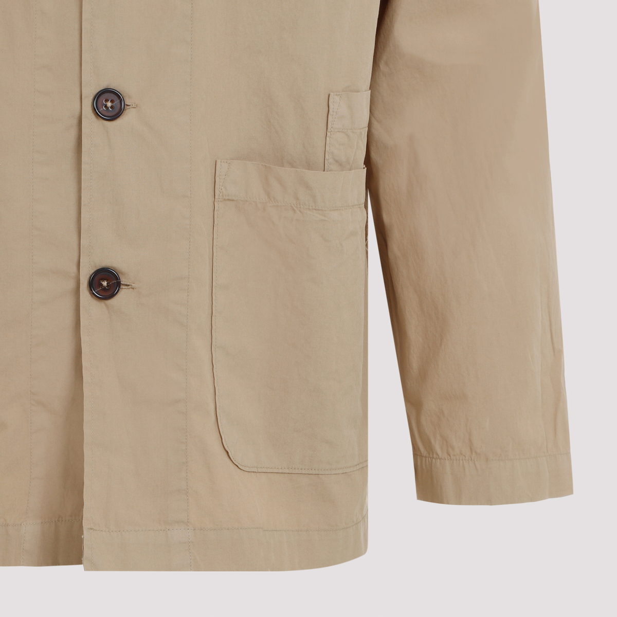 Universal Works Bakers Overshirt - Beige | Garmentory
