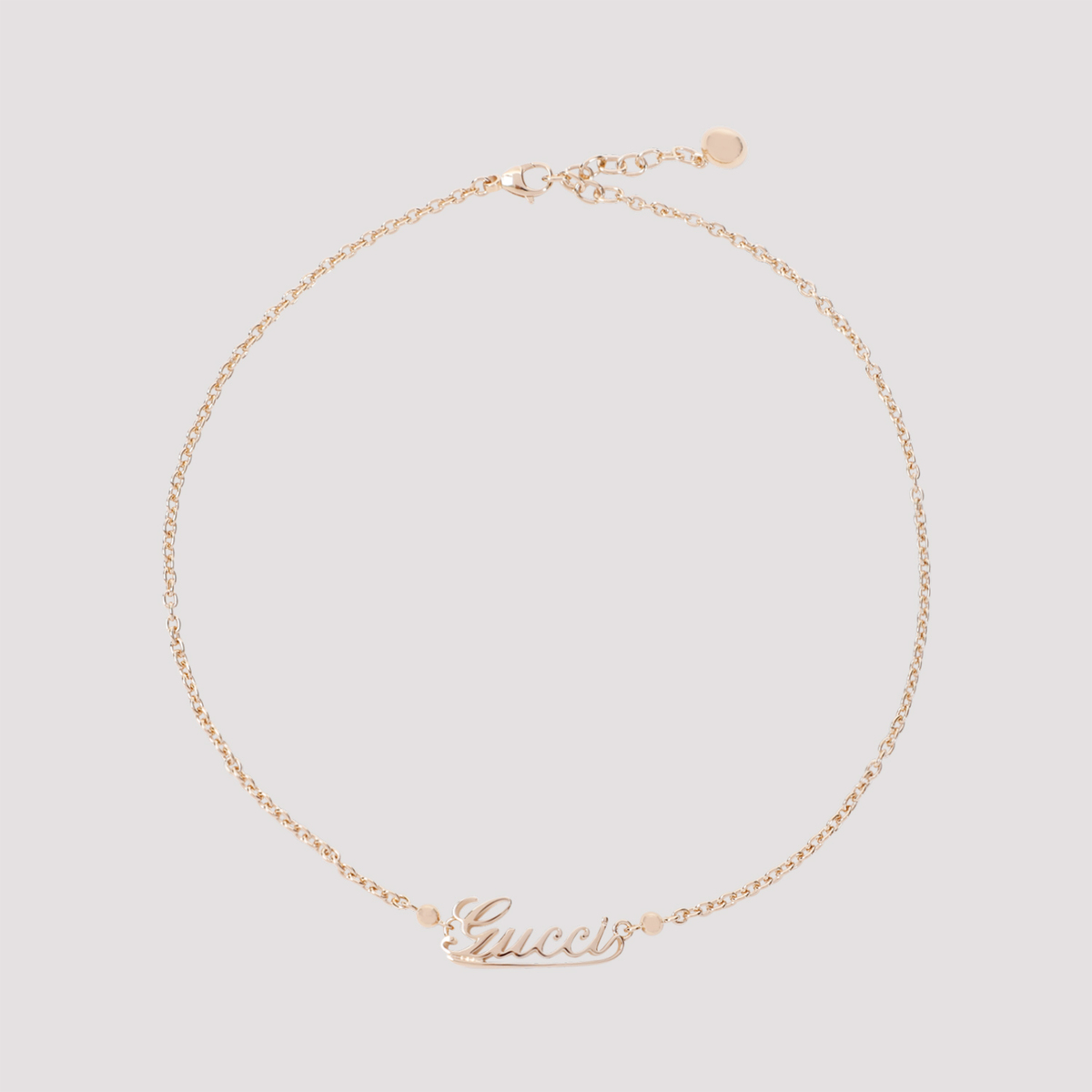 Gucci Script Necklace - Gold | Garmentory