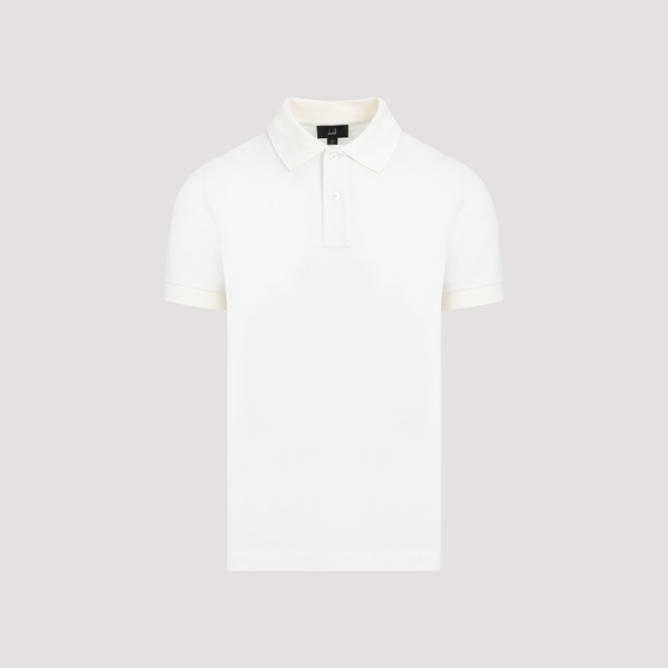 Dunhill Piqu Cotton Polo - Off White | Garmentory