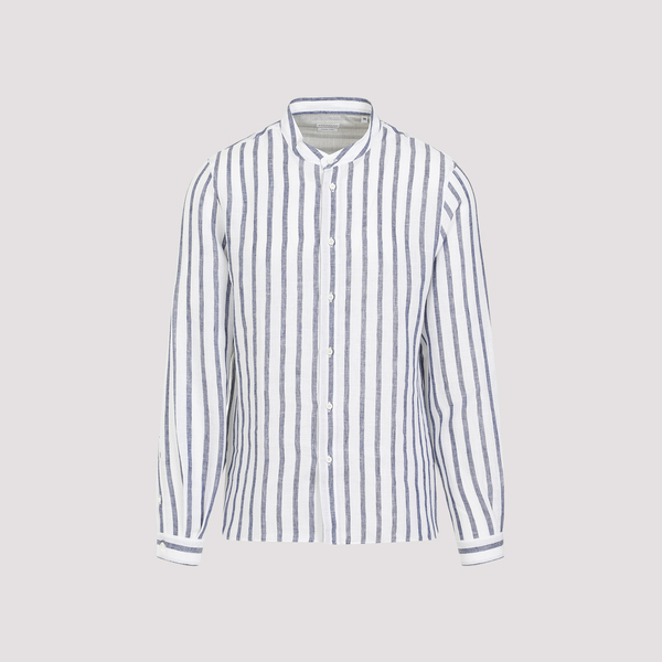 Brunello Cucinelli Striped Button Up Shirt - Striped | Garmentory