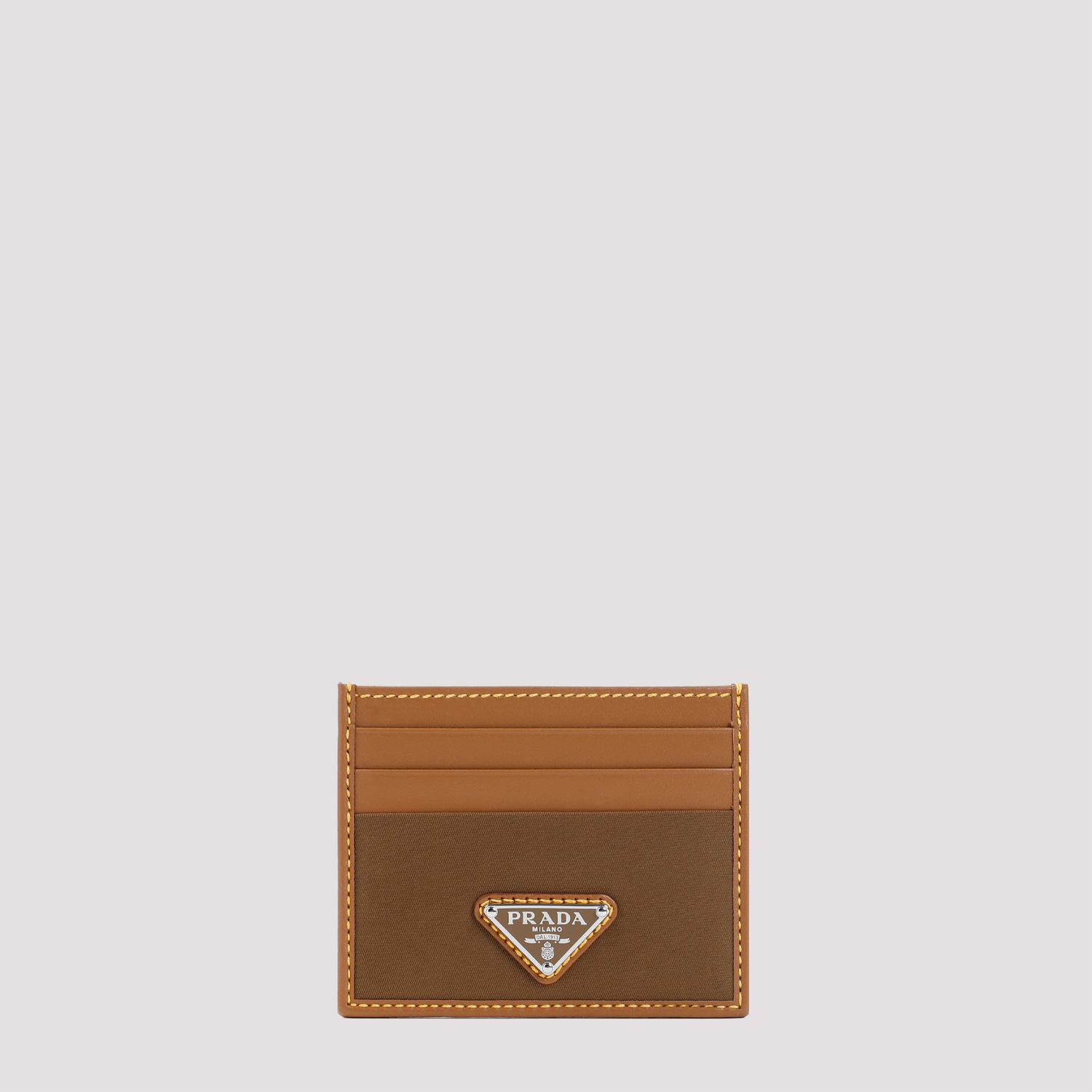 Prada Re-Nylon Card Holder - Sughero | Garmentory