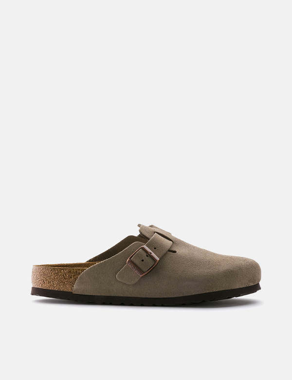 Birkenstock Boston Regular Clogs - Taupe | Garmentory