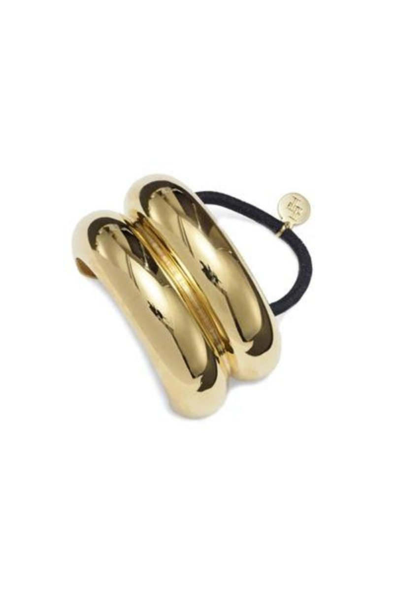 lelet Glossy Double Arch Pony - Gold | Garmentory