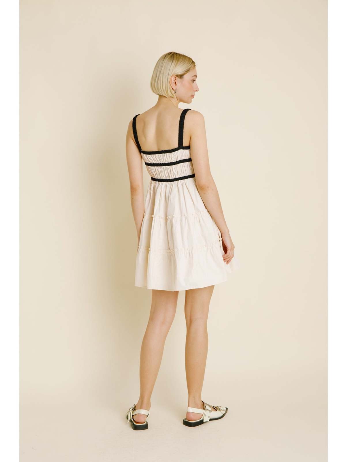 Aureum Princess Mini Dress - Eggshell | Garmentory