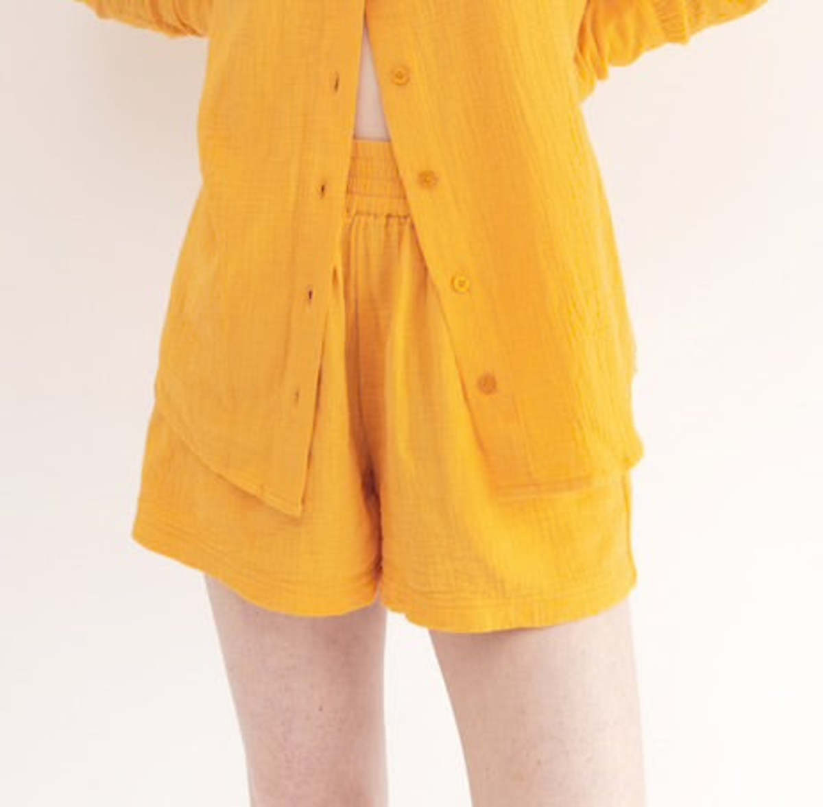 Salt and Umber Maui Shorts - Mango | Garmentory