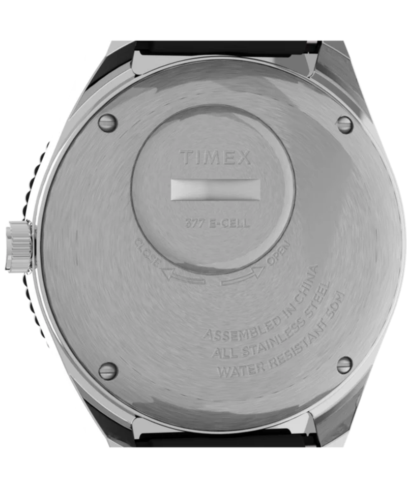 Timex Q Timex 38mm Synthetic Rubber Strap Watch | Garmentory